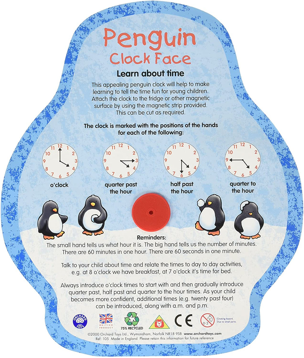 Penguin Clock Face – Galleon Games