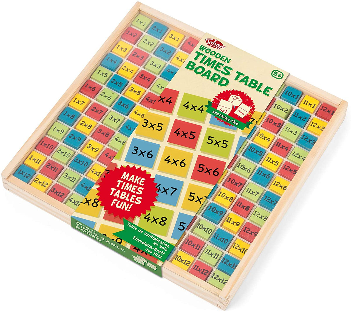 Wooden Times Table Board – Galleon Games