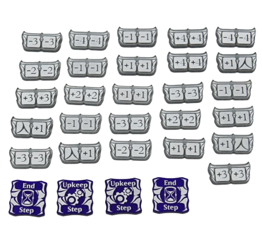 Premium Acrylic Tokens: Magic the Gathering Compatible Set of 28 ...