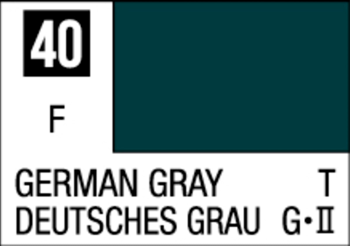 Mr. Hobby: Mr Color German Gray Flat (10ml) – Galleon Games