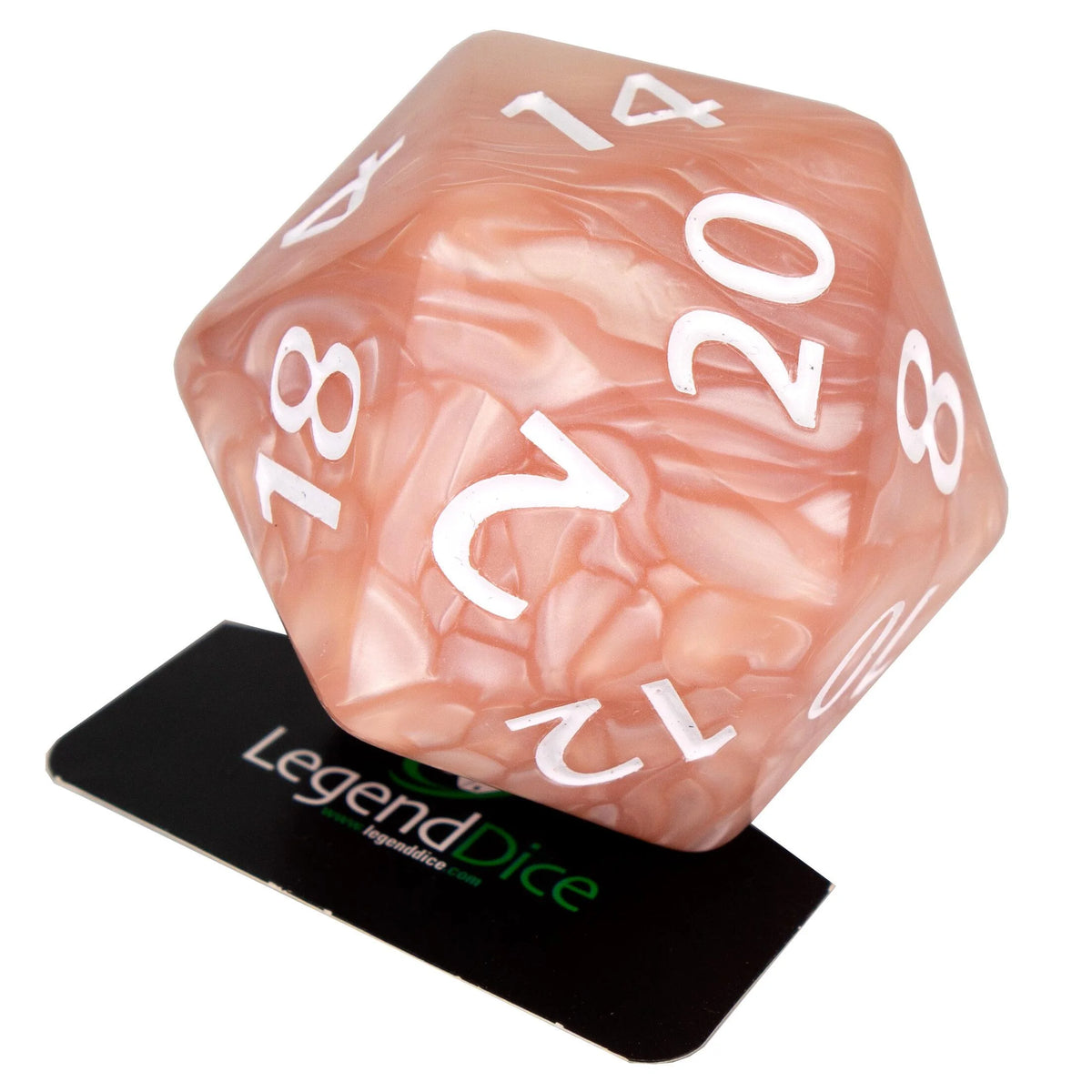D20 55mm Pearl Pink – Galleon Games