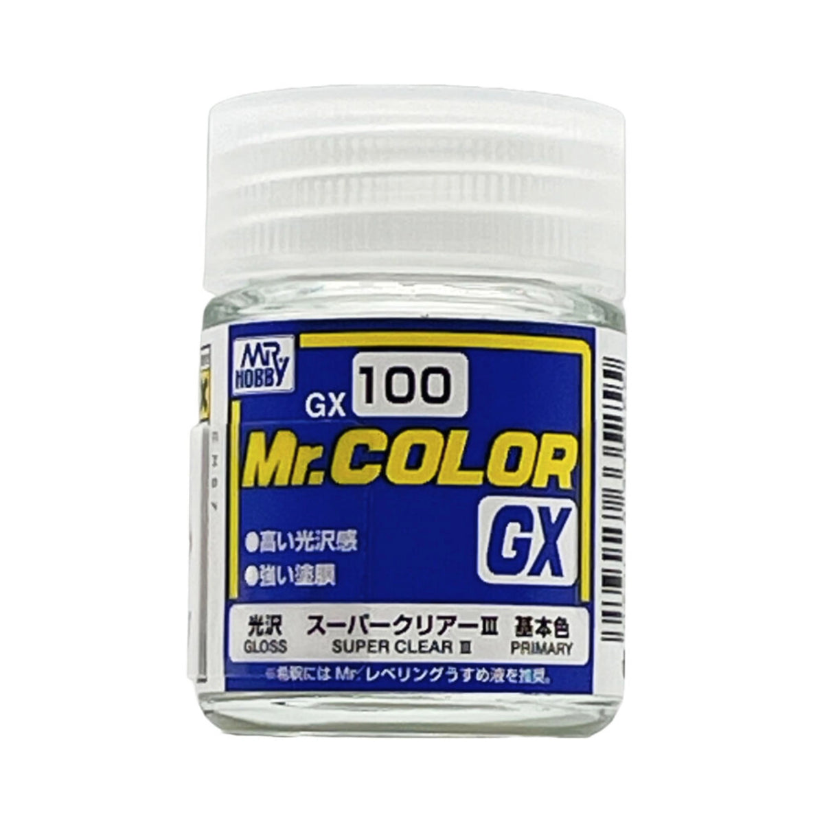 Mr. Hobby: Mr Color GX Super Clear III Gloss (18ml) – Galleon Games