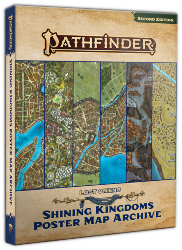 Pathfinder: Lost Omens - Shining Kingdom Poster Map Archive – Galleon Games