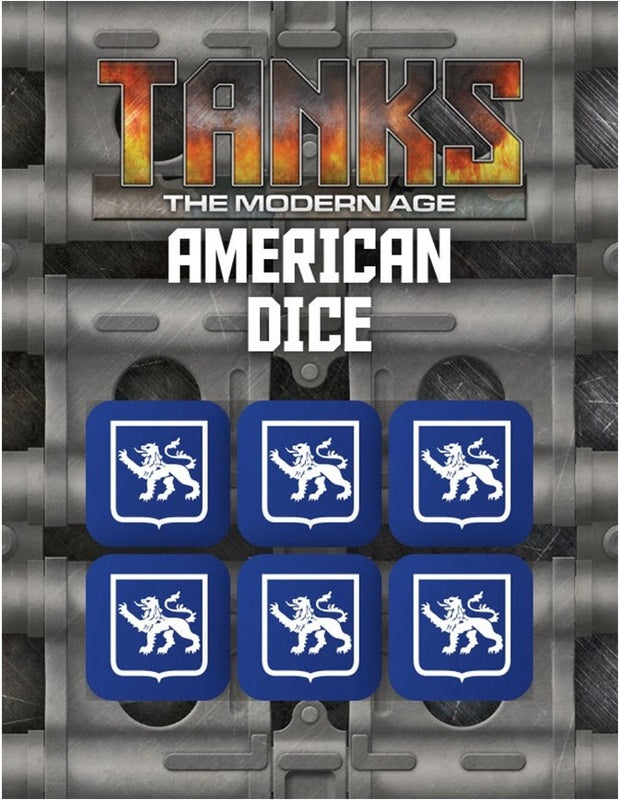 Tanks Modern: American Dice (D6x6) – Galleon Games