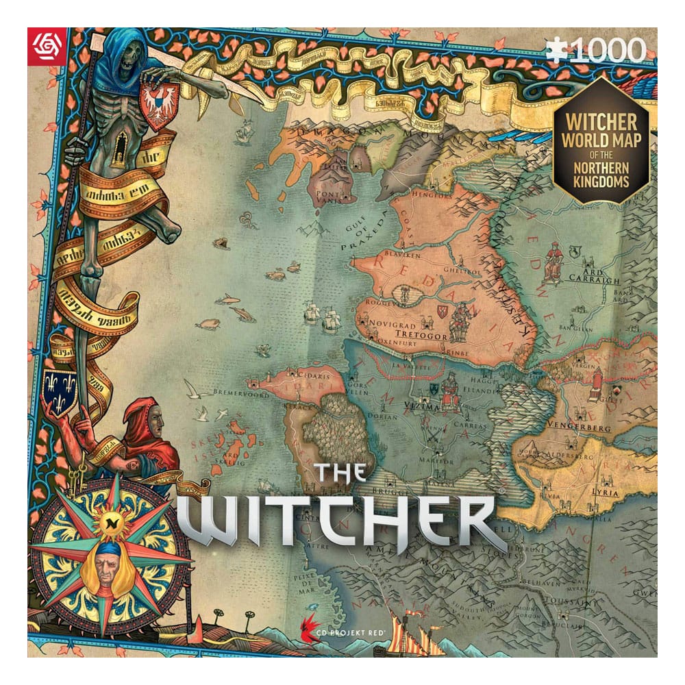 The Witcher 3 - The Northern Kingdoms Jigsaw Puzzle – Galleon Games