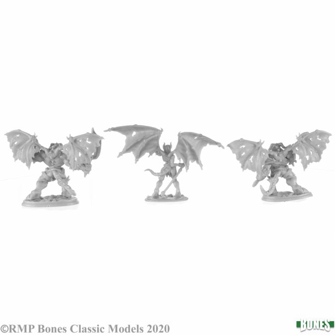 Reaper 77684: Devils (3) - Dark Heaven - Bones Plastic Miniatures ...